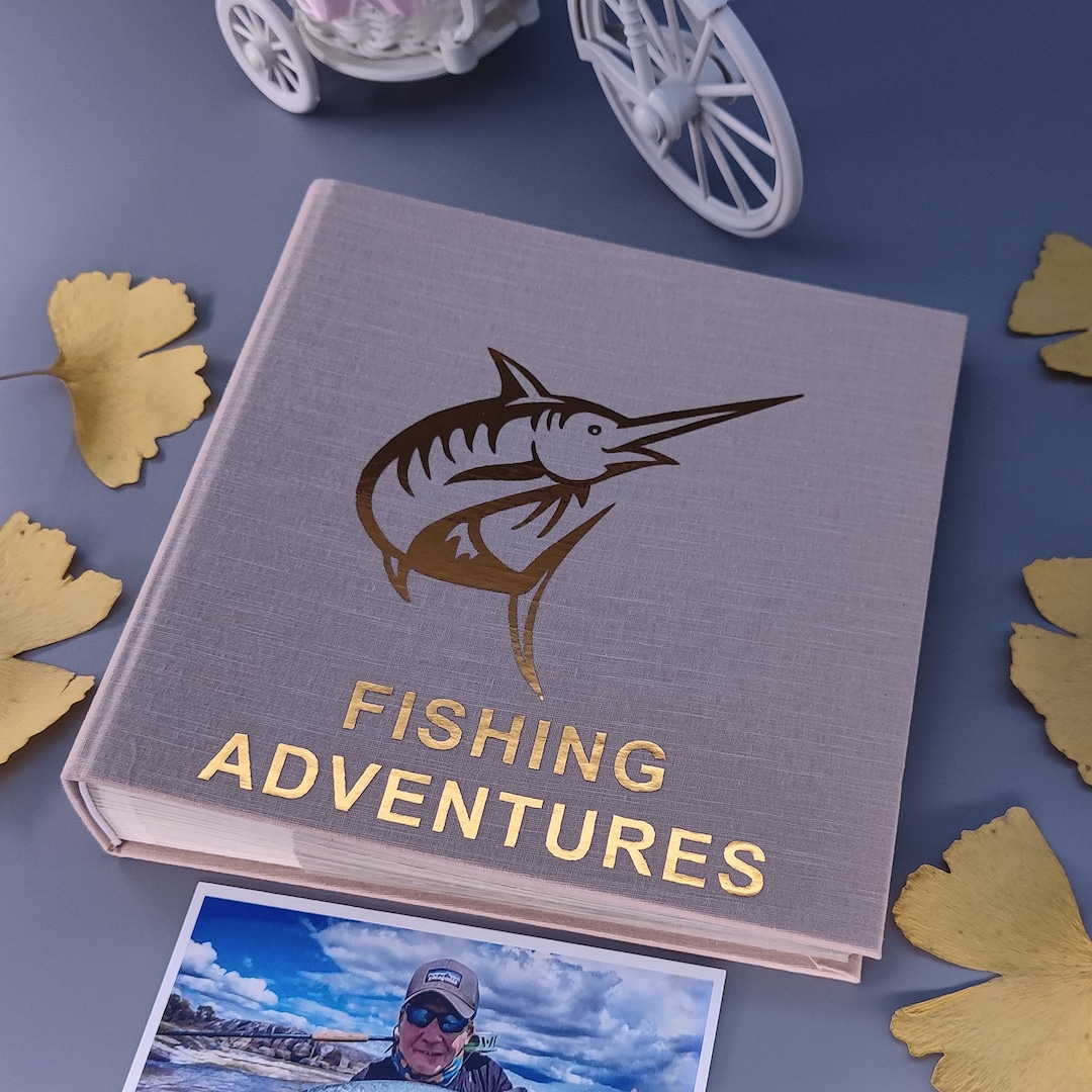 Slip in Photo Album, Personalized Fishing and Hunting Adventure Book ...