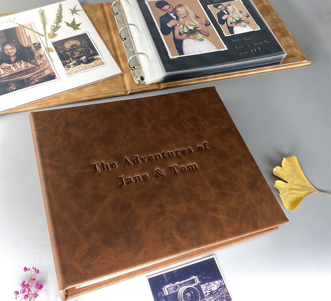 Our Adventure Book, Personalized Scrapbook Album, Wedding Photo Album ...