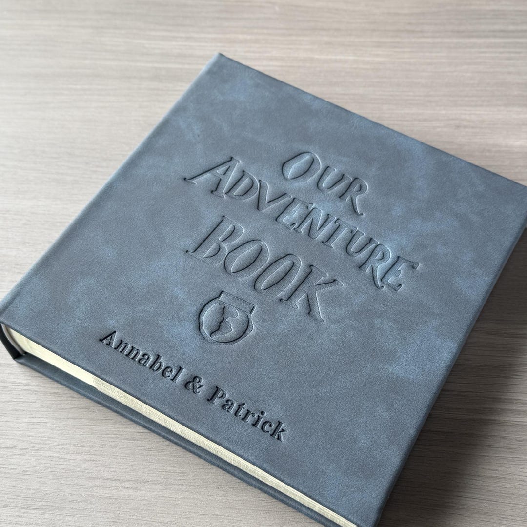 Photo Album, Our Adventure Book With Personalized Names, Slip in Album ...