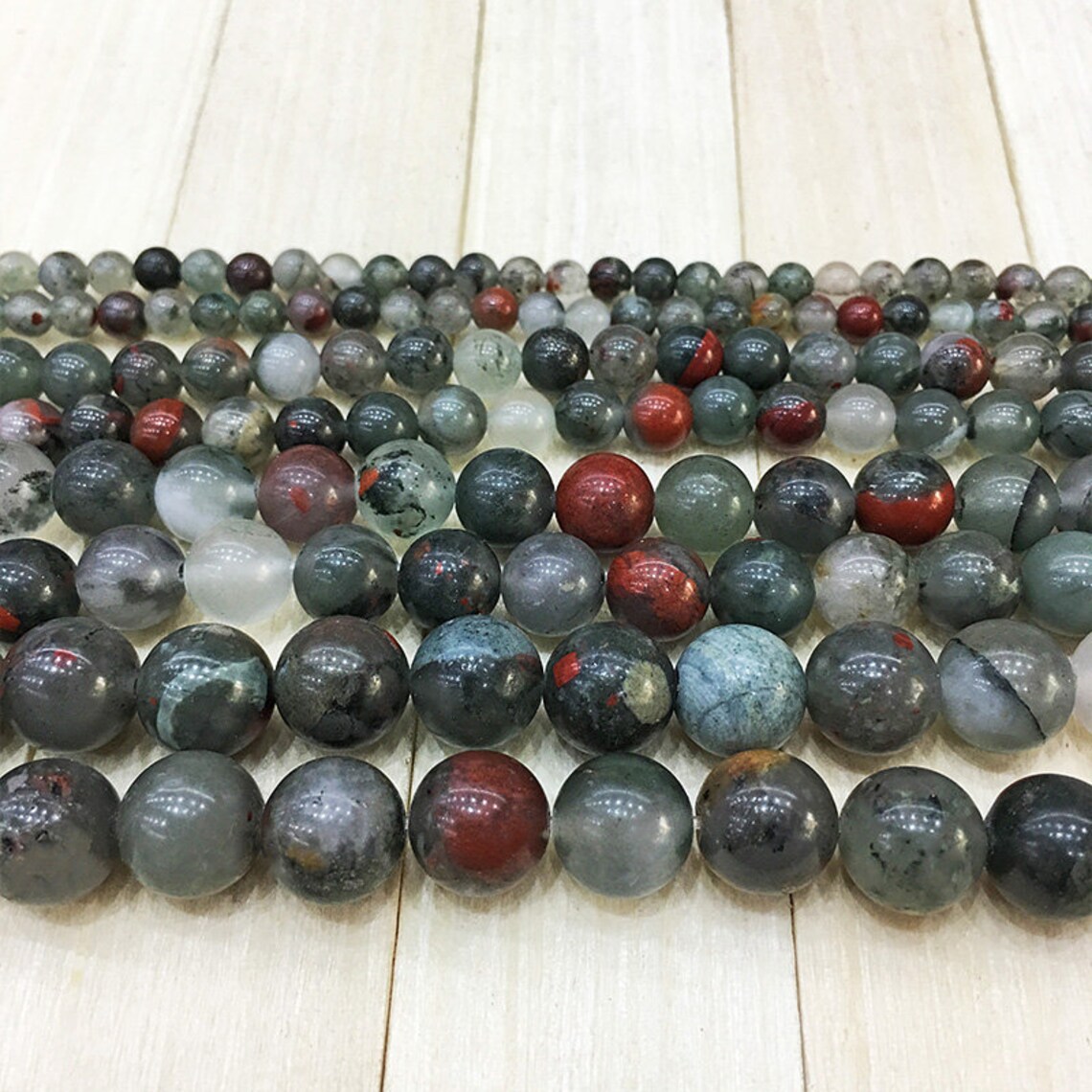 Africa Bloodstone Beads natural Bloodstone Beads gemstone - Etsy