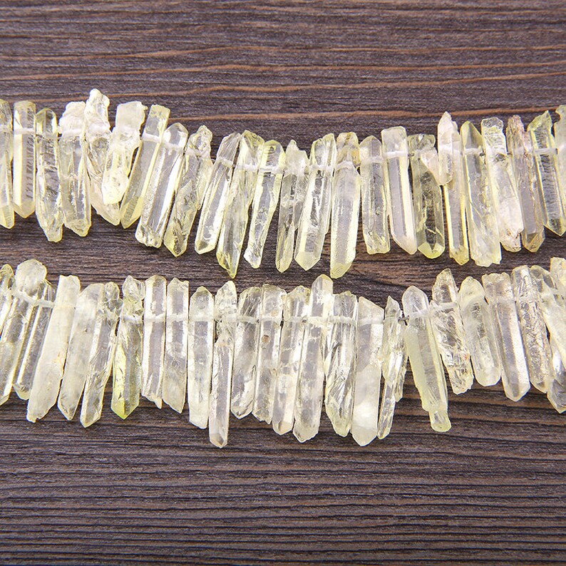 Approx 100pcs Tiny Quartz Points Raw Quartz Crystal Yellow Raw | Etsy