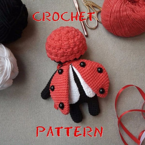 Crochet Ladybug - Etsy