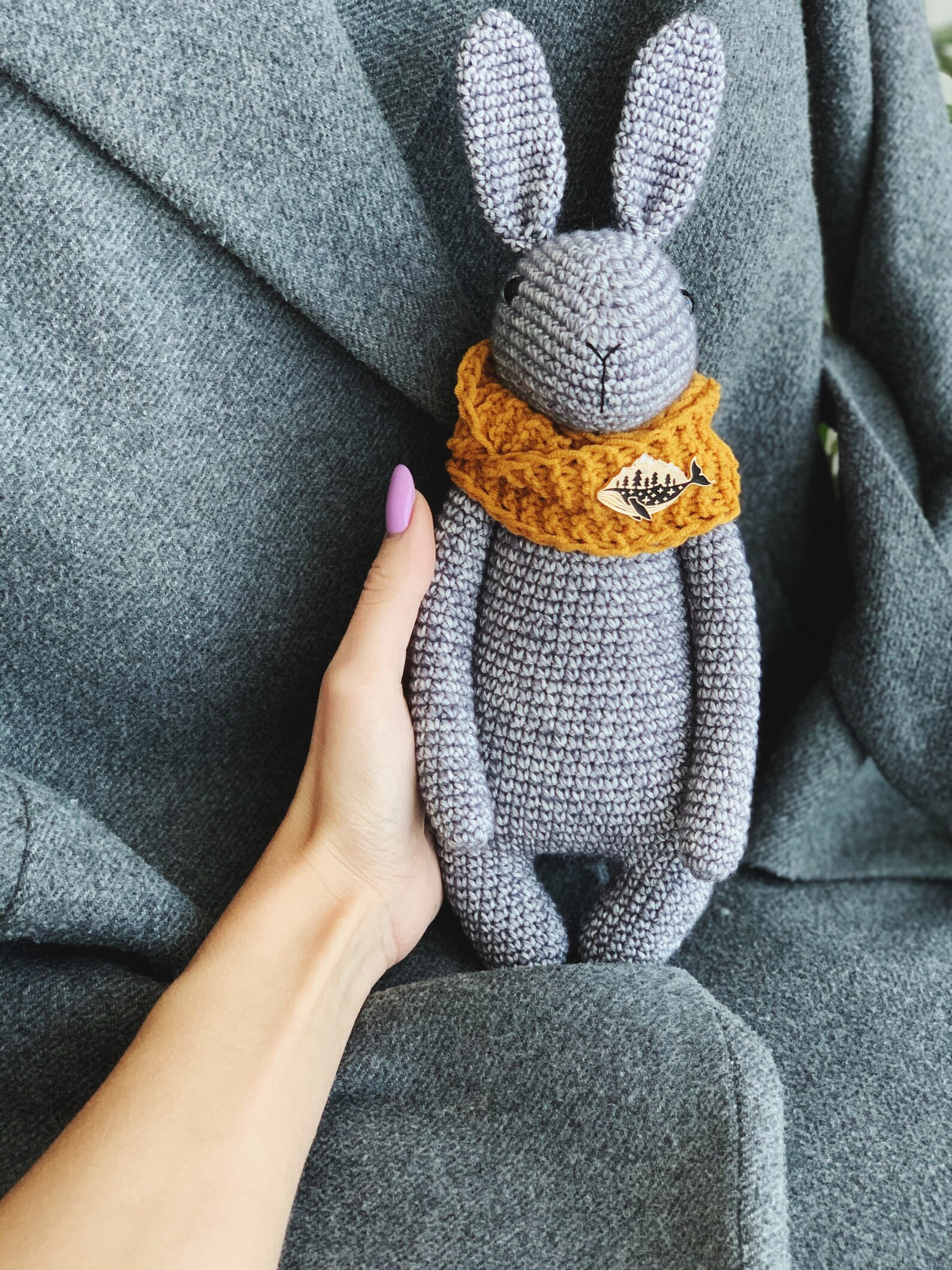 Bunny Morty by Nelly Handmade Crochet Amigurumi Toy PDF | Etsy UK