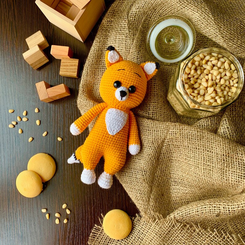 Crochet PDF Pattern. Mika the Fox by Nelly Handmade - Etsy