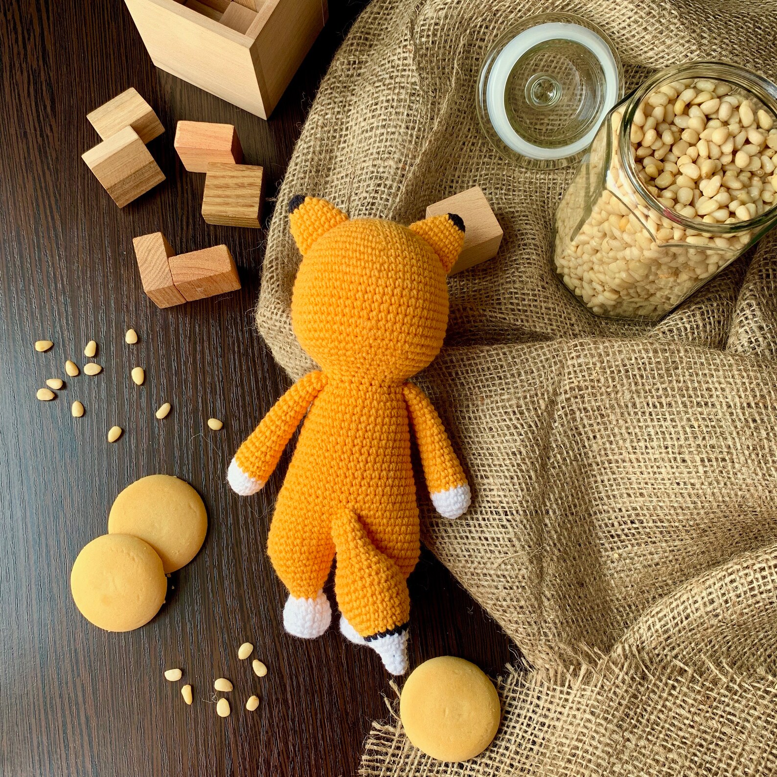 Crochet PDF Pattern. Mika the Fox by Nelly Handmade - Etsy