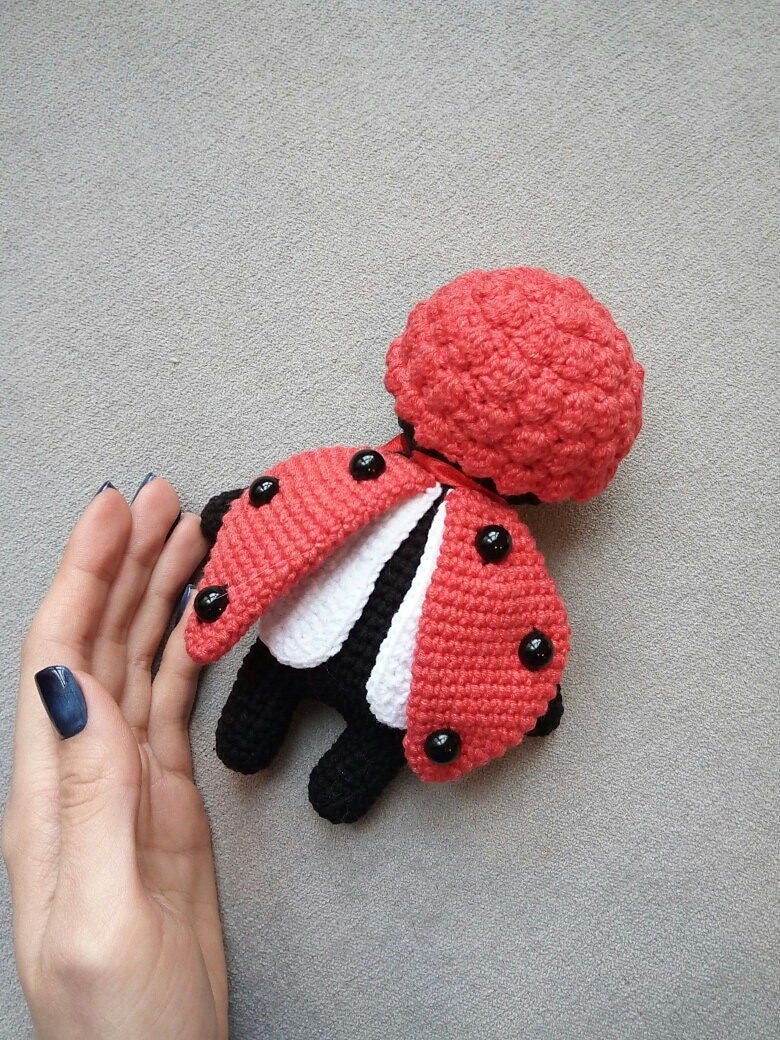 Crochet PATTERN: Ladybird Amigurumi Doll. Crochet Ladybug Doll - Etsy