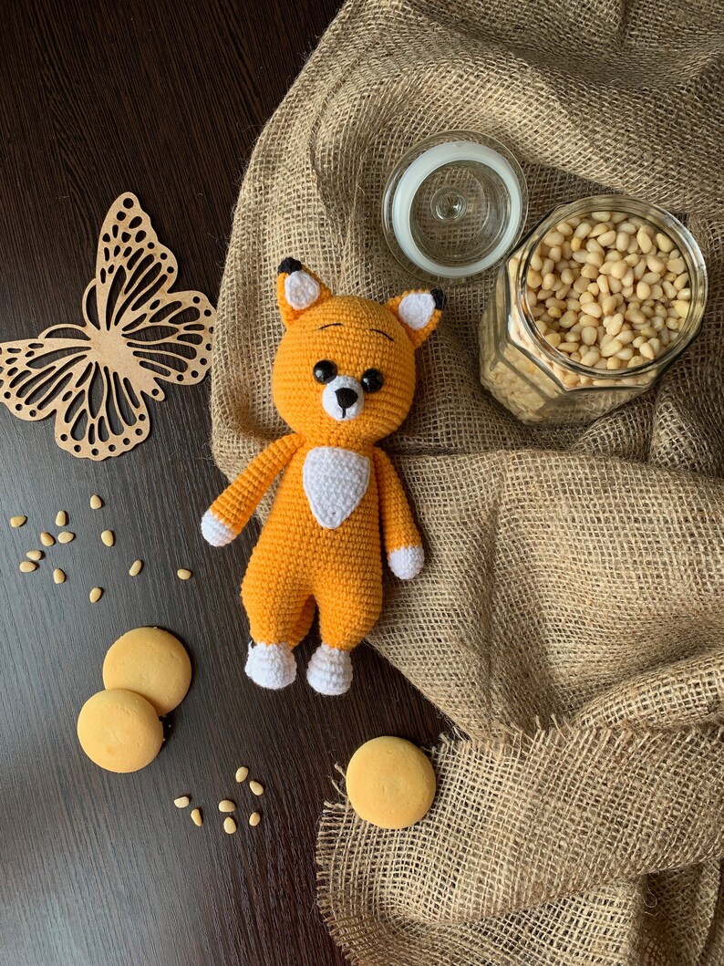 Crochet PDF Pattern. Mika the Fox by Nelly Handmade - Etsy