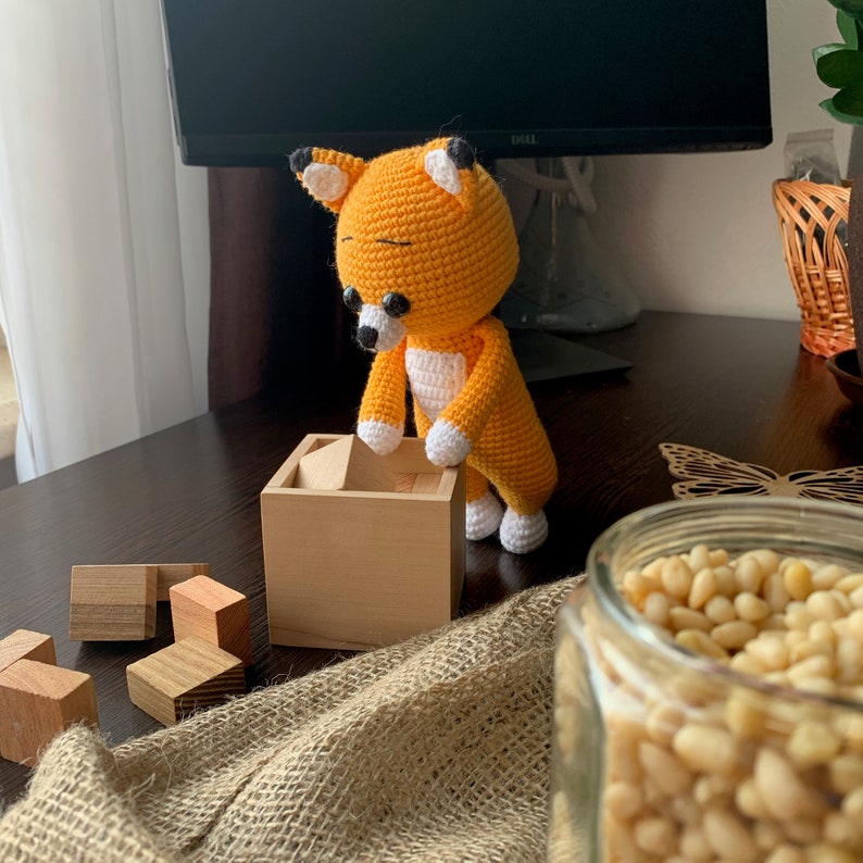 Crochet PDF Pattern. Mika the Fox by Nelly Handmade - Etsy