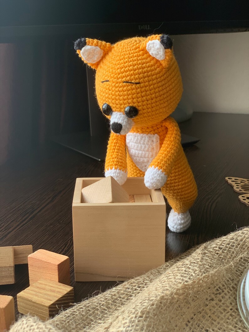 Crochet PDF Pattern. Mika the Fox by Nelly Handmade - Etsy