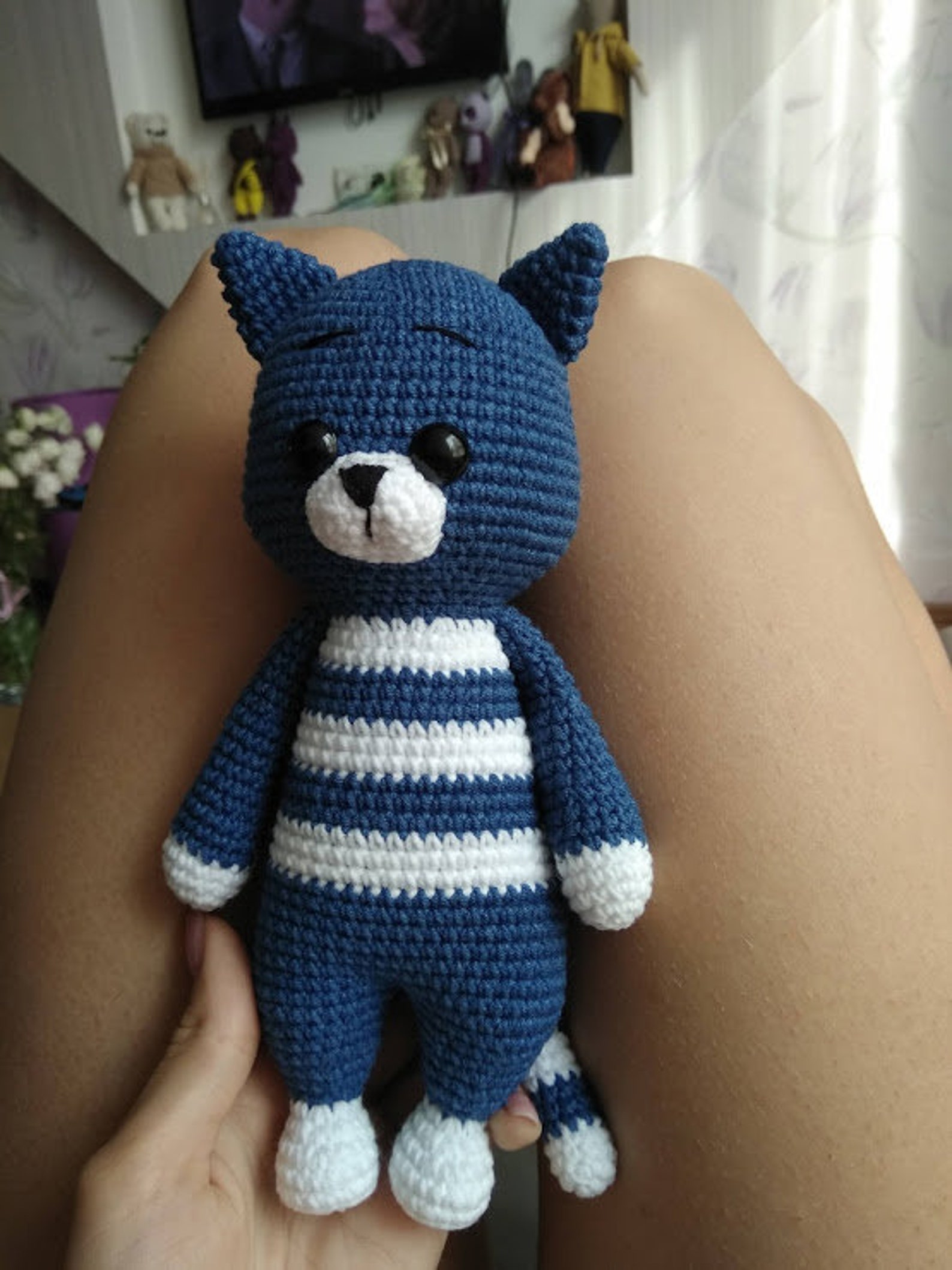 Crochet PDF Pattern. Mika the Cat by Nelly Handmade | Etsy