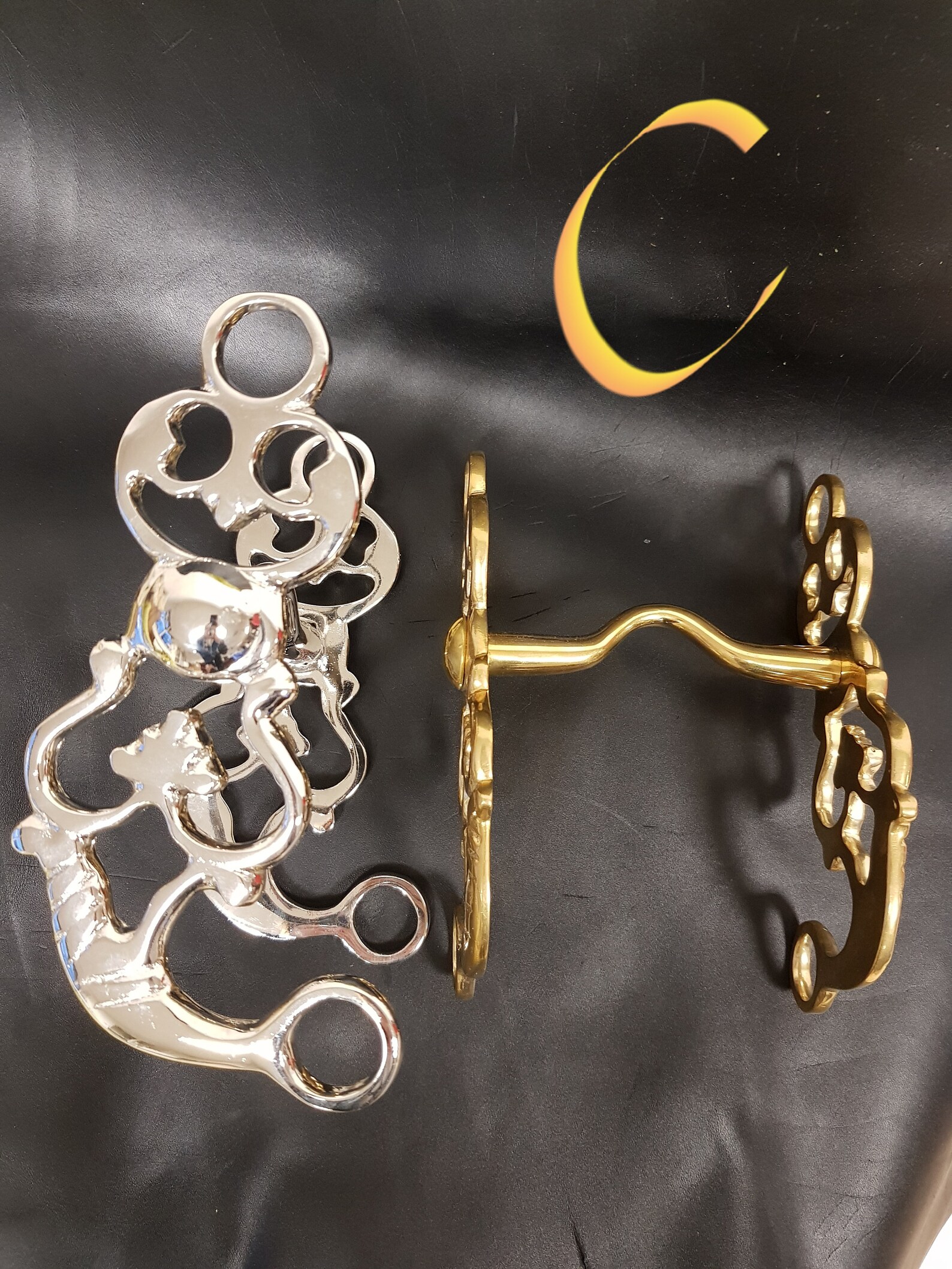 Spanish Bit Baroque Gold or Silver | Etsy