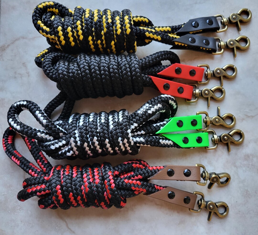 Handmade Rope Reins Biothane - Olg Gold - Etsy