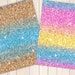 Mermaid glitter digital papers pink aqua blue teal ombre | Etsy