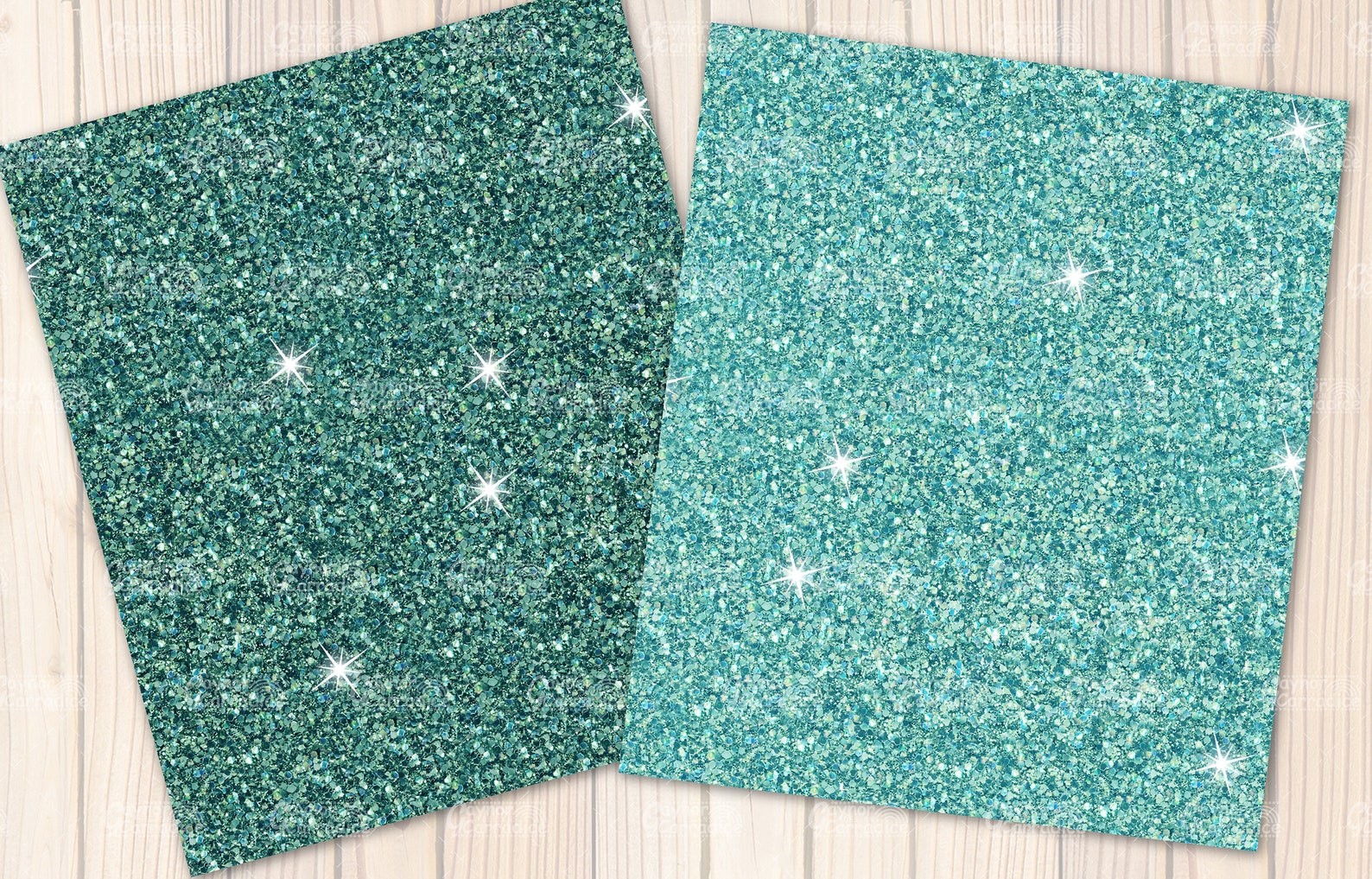 Iridescent Glitter Digital Papers - Multi Colored Ombre Glitter ...