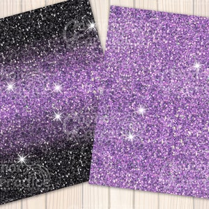 Halloween Glitter Digital Papers, Glitter Seamless Patters, Hallows Eve ...