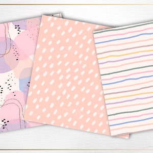 Wildflower Digital Papers - 16 Watercolor Spring Seamless Patterns ...