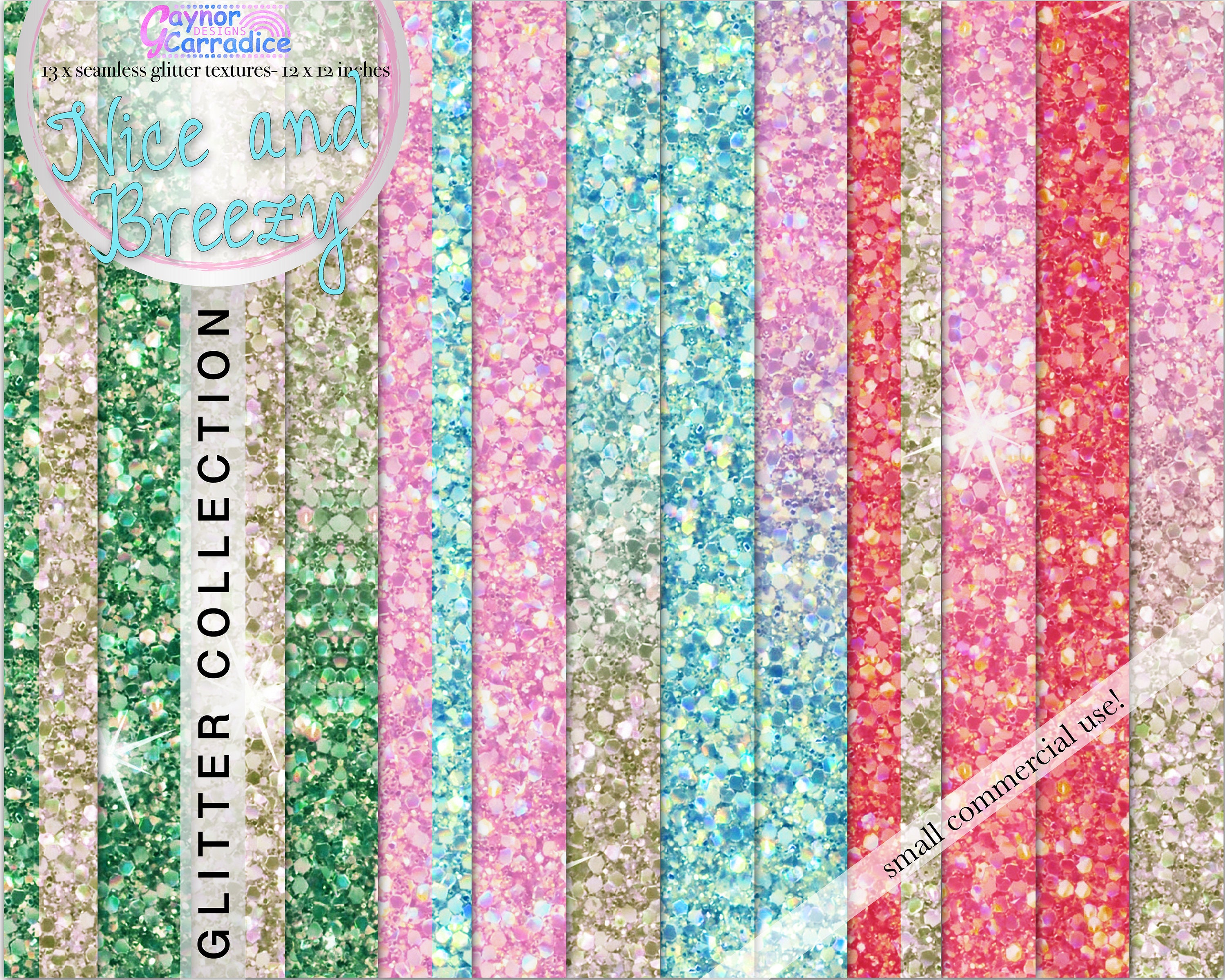 Glitter digital papers glitter seamless patterns in ombre | Etsy