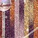 Autumn Glitter Digital Papers, Fall Glitter Seamless Patters ...