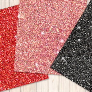 Rose Gold Glitter Digital Papers Blush Sequin Seamless Patterns Digital ...