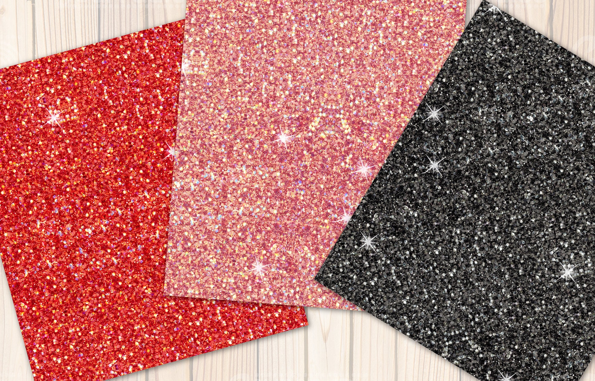 Rose Gold Glitter Digital Papers Blush Sequin Seamless Patterns Digital ...