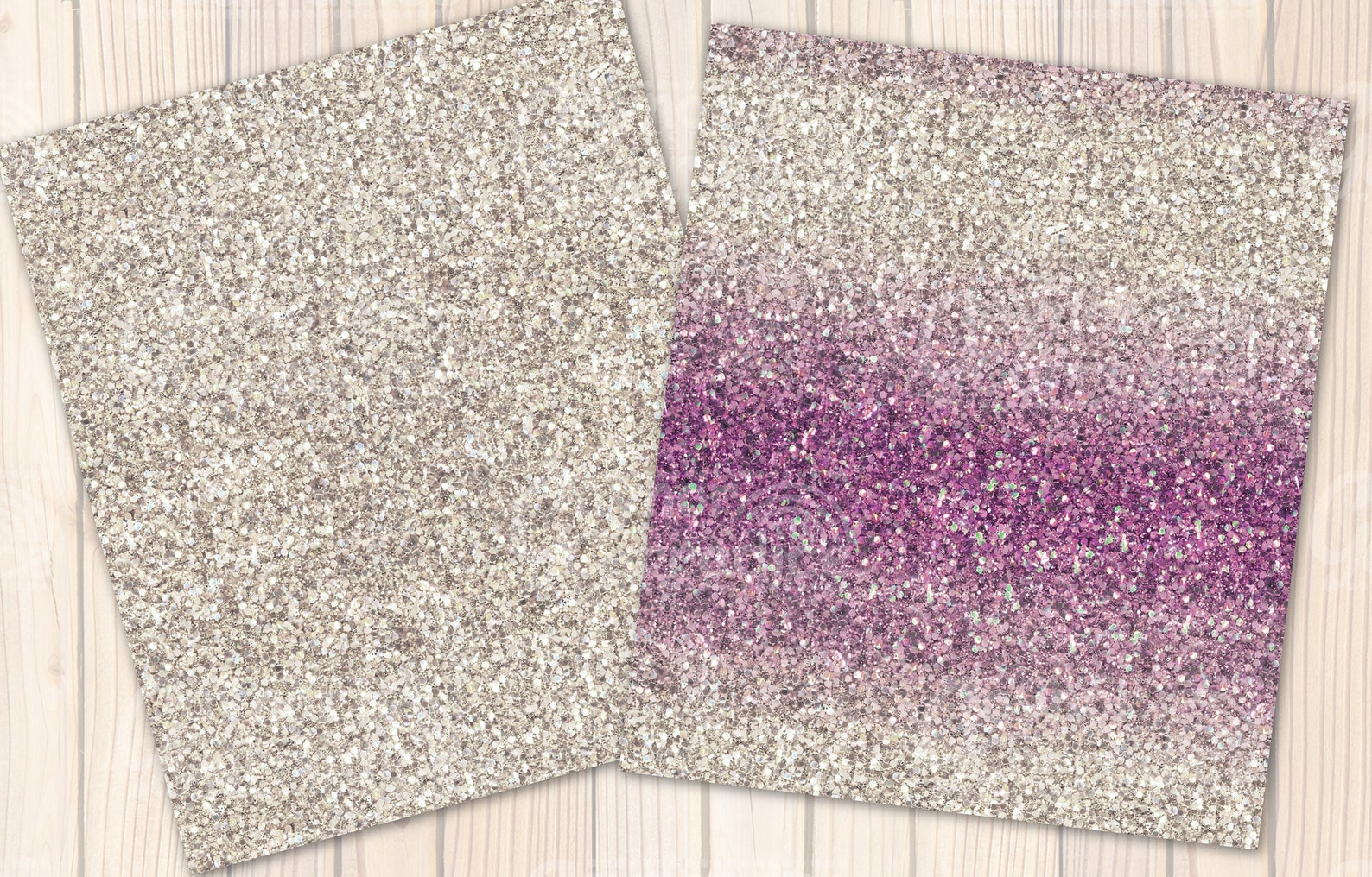 Pastel Glitter Digital Papers Spring Ombre Glitter Seamless - Etsy