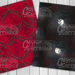 Watercolor Halloween Digital Papers, Halloween Seamless Patterns ...