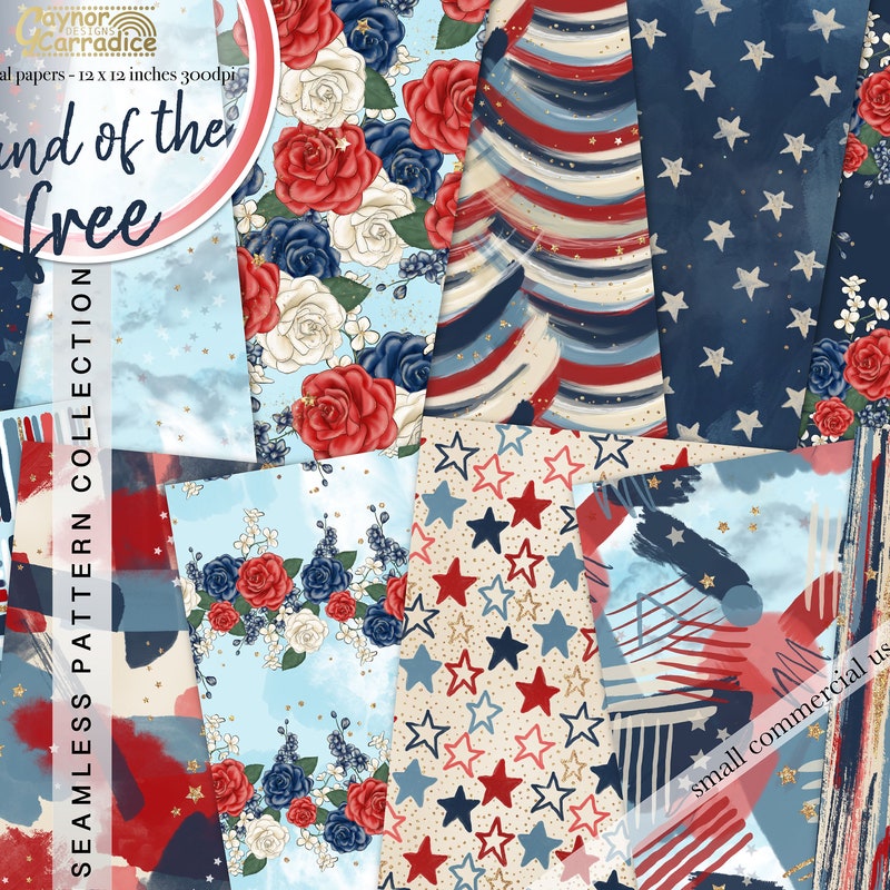 Patriotic Papers - Etsy