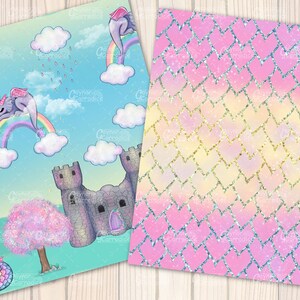 Cute Easter Digital Papers - 12 Watercolor Spring Seamless Patterns ...