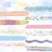 Spring Brush Strokes Clipart- Pastel Rainbow Paint Brushes Clipart ...