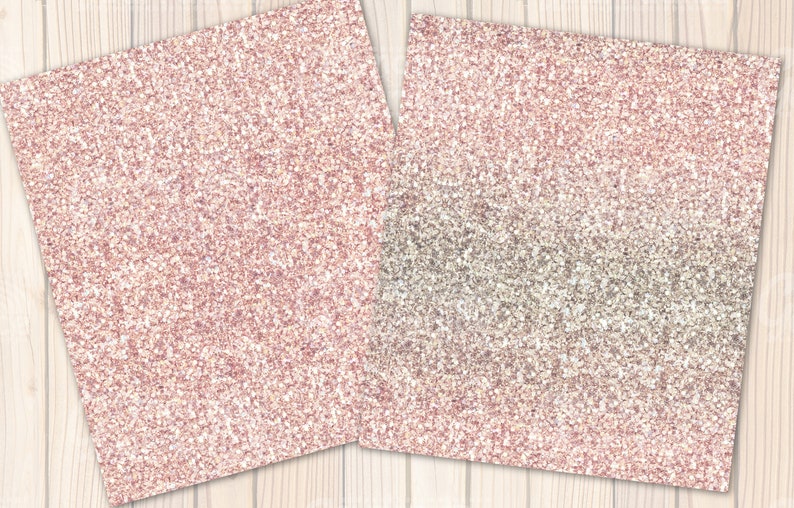 Pastel Glitter Digital Papers Spring Ombre Glitter Seamless | Etsy