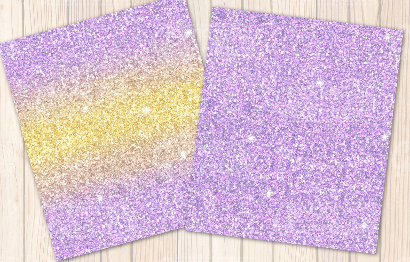 Spring Glitter Digital Papers Pastel Ombre Glitter Seamless | Etsy