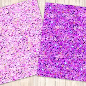 Iridescent Sequins Digital Papers - Multi Colored Sequin Seamless ...