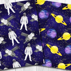 Watercolor Space Digital Paper, Space Digital Paper, Space Paper Pack ...