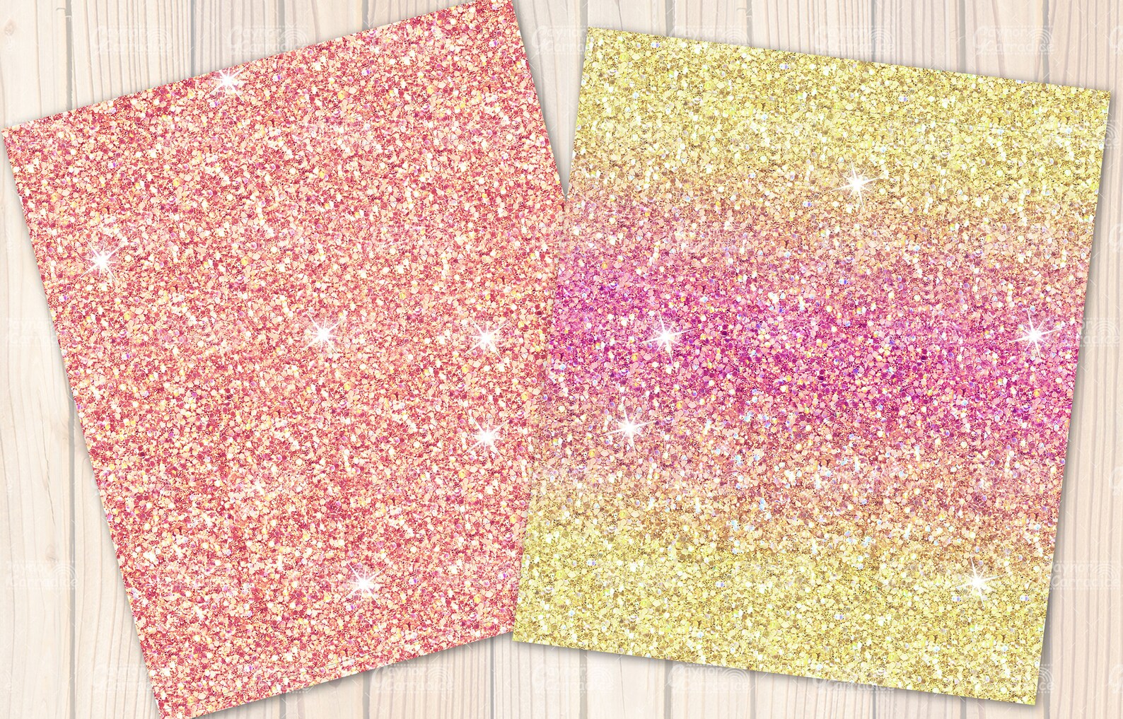 Easter Glitter Digital Papers Pastel Ombre Glitter Seamless | Etsy
