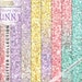 Pastel Glitter Digital Papers Rainbow Ombre Glitter Seamless - Etsy