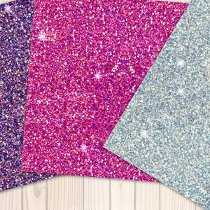 Glitter Digital Scrapbook Papers Sparkle Texture Seamless Patterns Glam ...