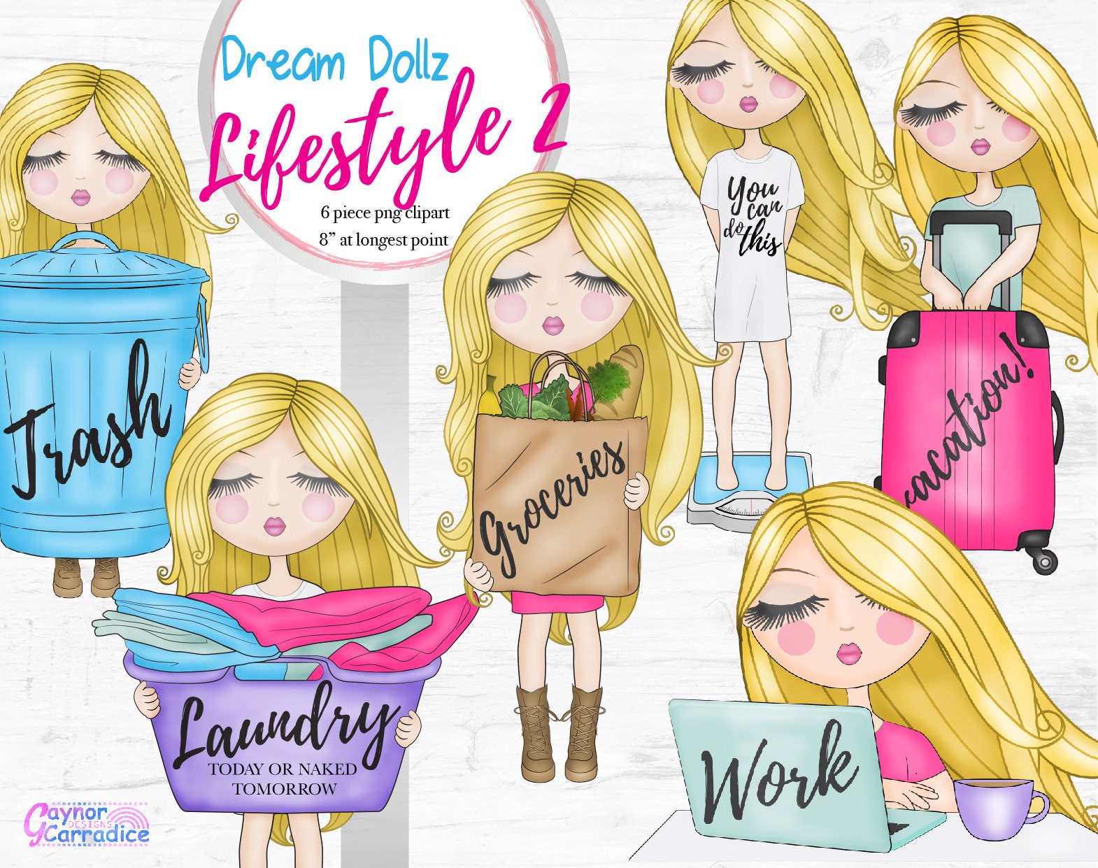 Clipart Blond Hair Girl