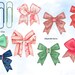 Planner Bow Clipart Bows Clip Art Watercolor Rose Gold - Etsy