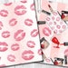 Beauty Fashion Digital Paper, Make up Digital Paper, Date Night Paper ...