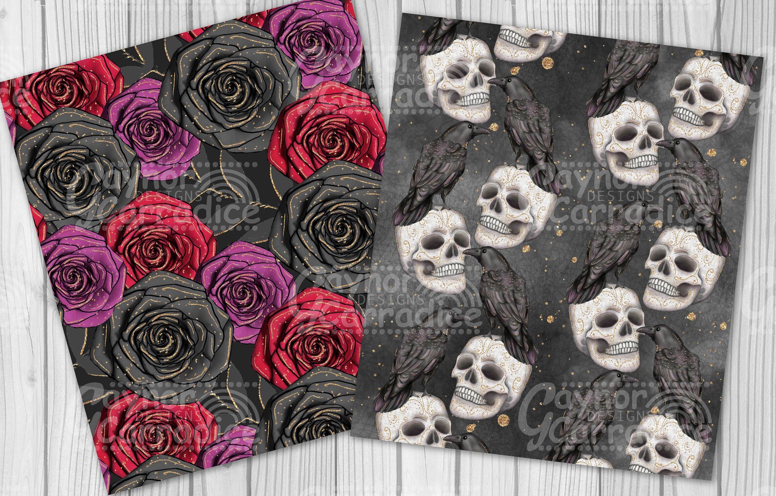 Watercolor Halloween Digital Papers Halloween Seamless | Etsy