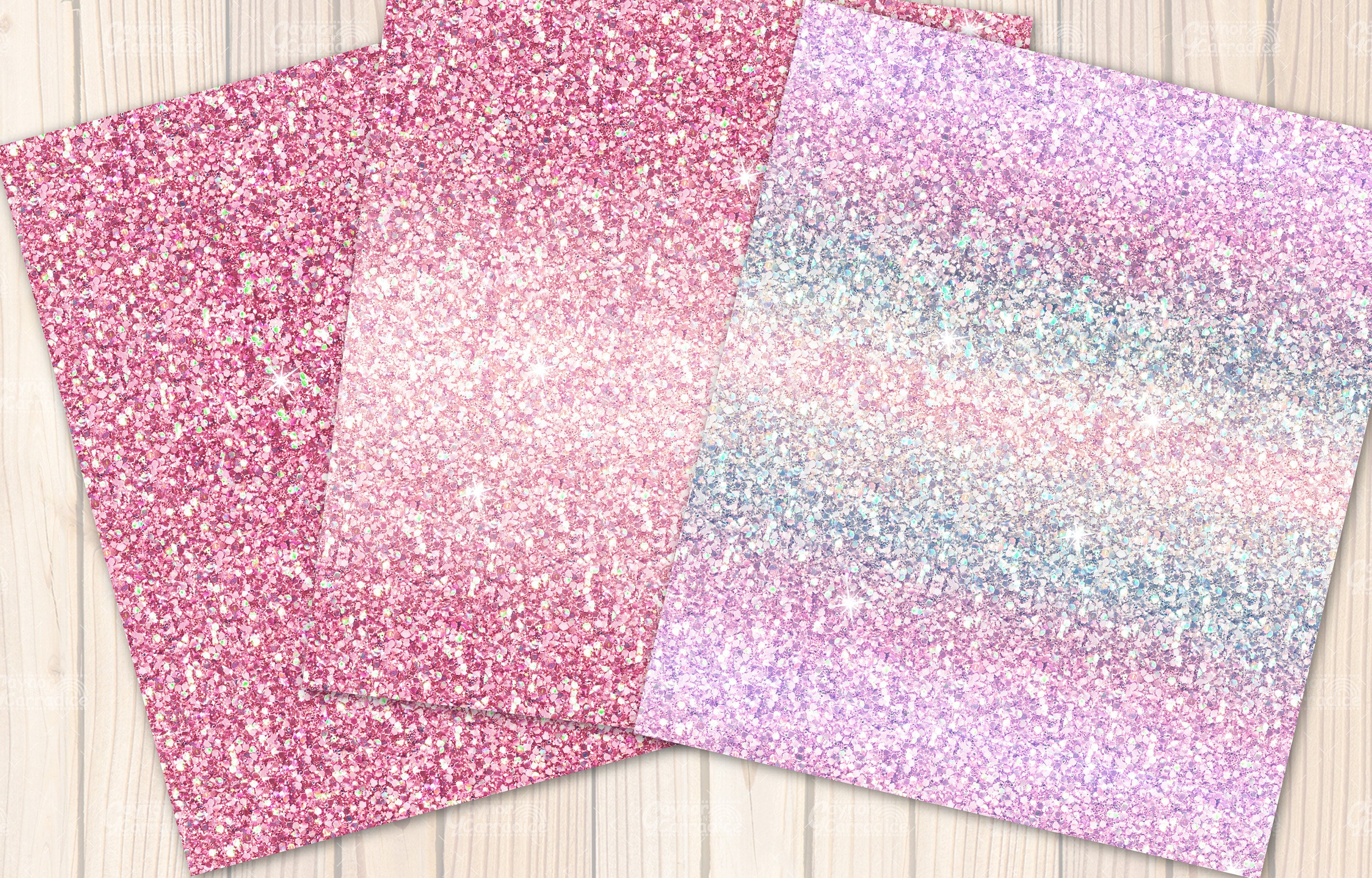 Pastel Glitter Digital Papers Pink Silver Lilac Mint - Etsy UK
