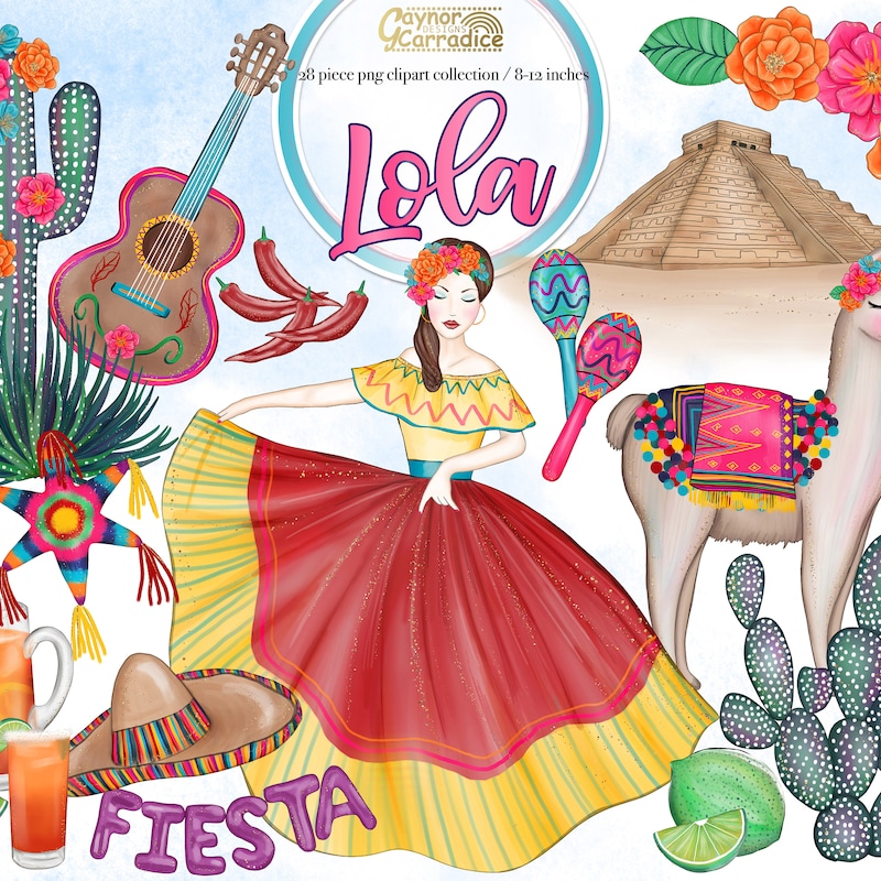 Mexico Clip Art - Etsy