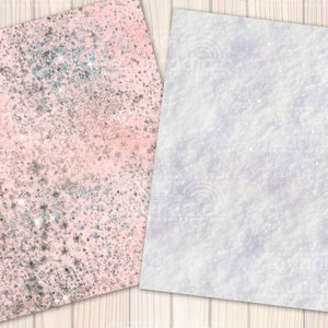 Winter Backgrounds - 10 Pastel Christmas Digital Papers in 12 X 12 ...