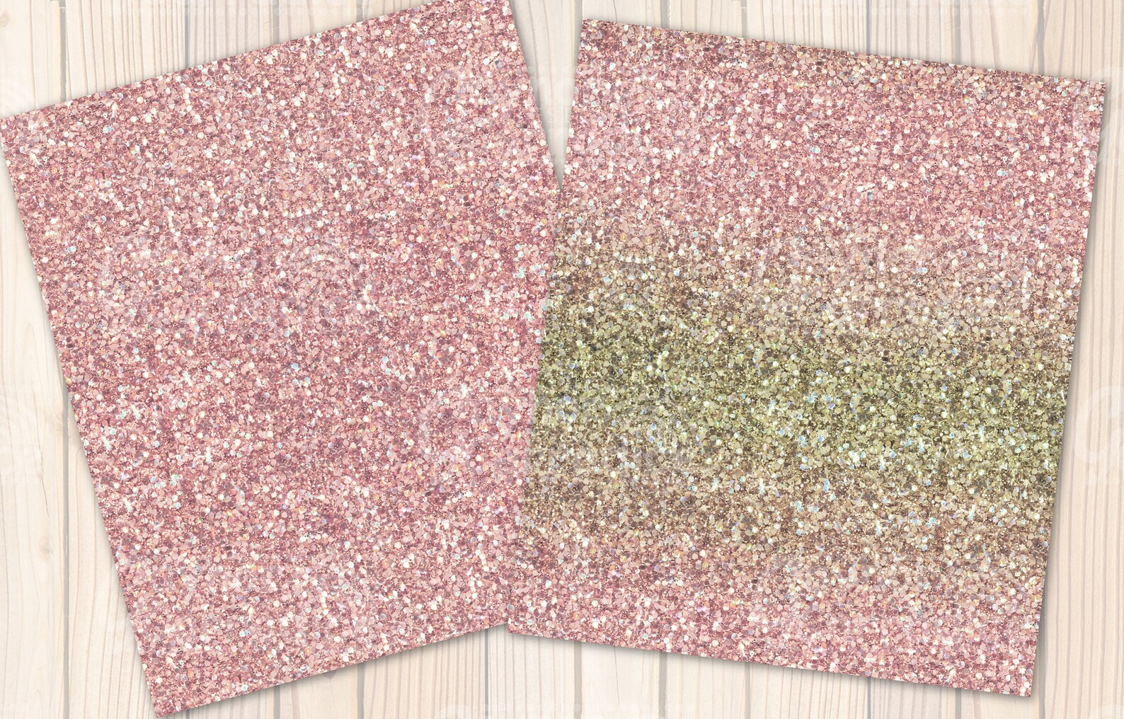 Pastel Glitter Digital Papers Spring Ombre Glitter Seamless | Etsy