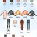 Autumn Besties Customizable Girls - Best Friends Clipart - Fall BFF ...