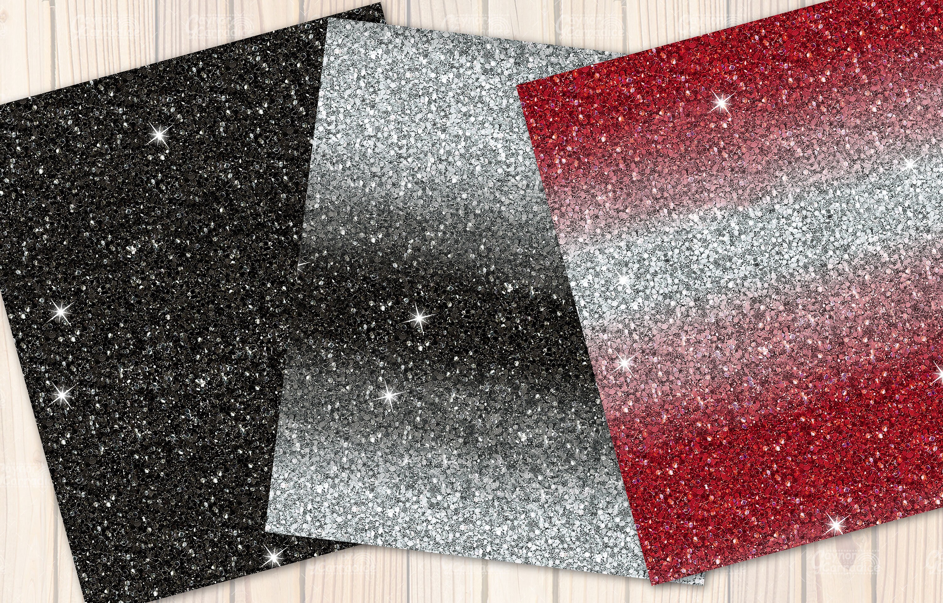 Traditional Christmas Glitter Digital Papers - Plaid Glitter Seamless ...