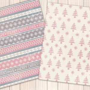 10 Nordic Winter Digital Papers, Winter Seamless Patterns, Christmas ...