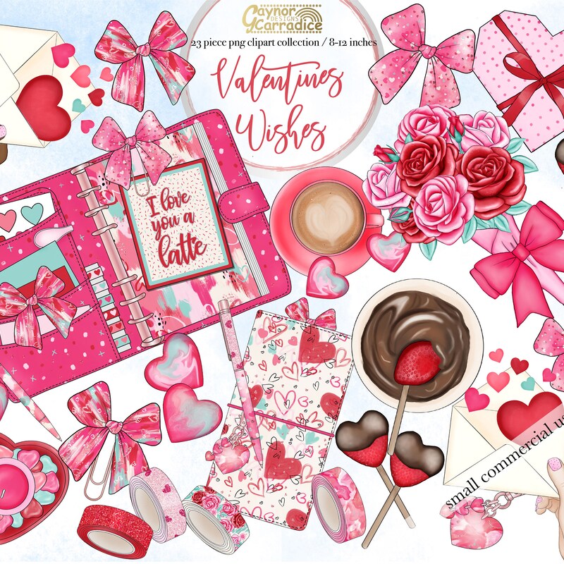 Valentines Day Clip Art - Etsy