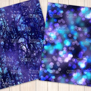 Watercolor Halloween Digital Papers - 12 Witchcraft Seamless Patterns ...