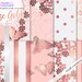 Rose Gold Digital Papers Pack Blush Floral Wedding Seamless Patterns ...